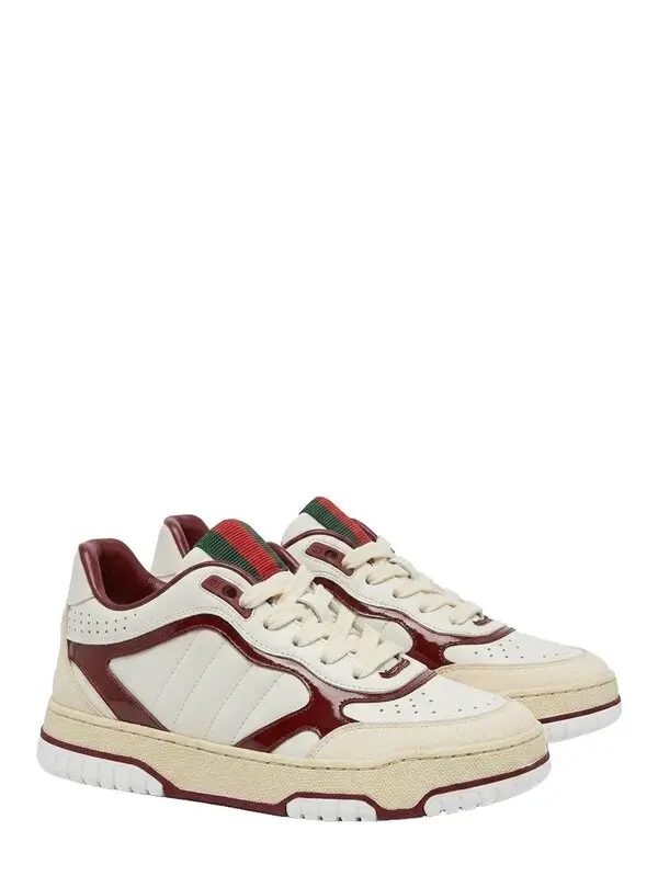 Gucci Panelled Low-top Sneakers - White