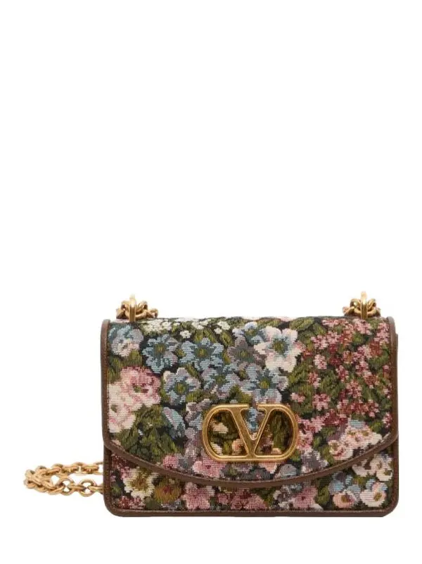 Valentino Garavani Vain Floral Patterned Small Shoulder Bag - Multicolor