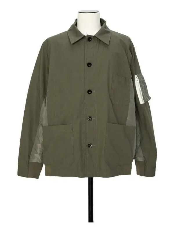 Sacai Oxford Jacket - Khaki