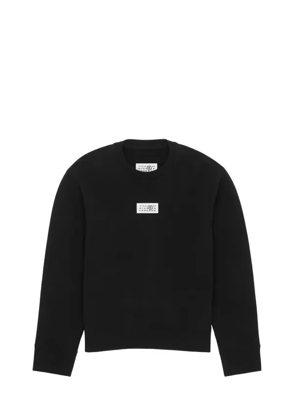 MAISON MARGIELA Boxy Crewneck Sweatshirt - Black