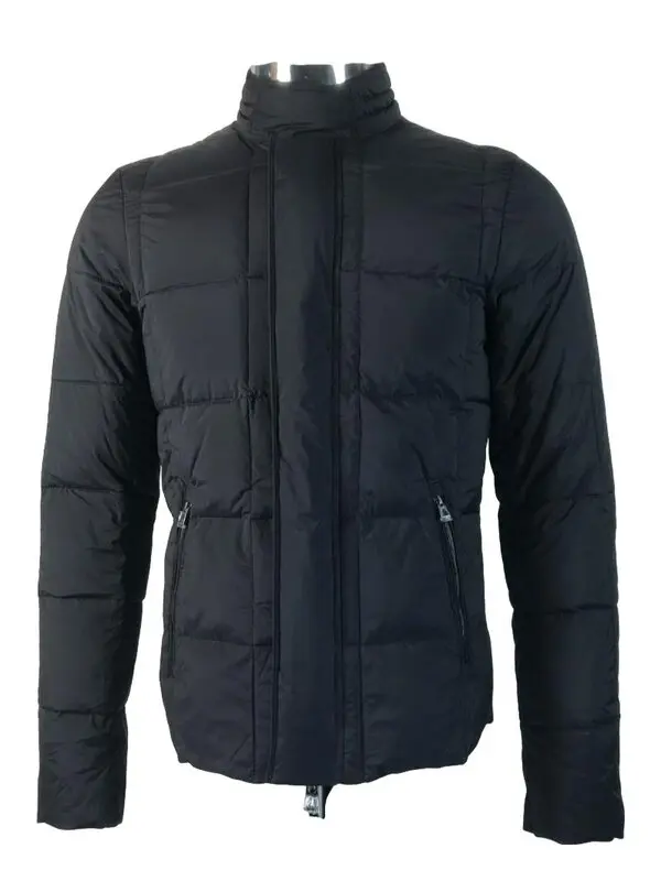 Emporio Armani Logo Down Jacket - Black