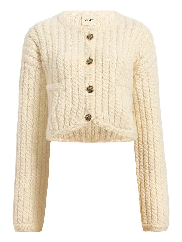 Khaite Balser Cardigan - Cream