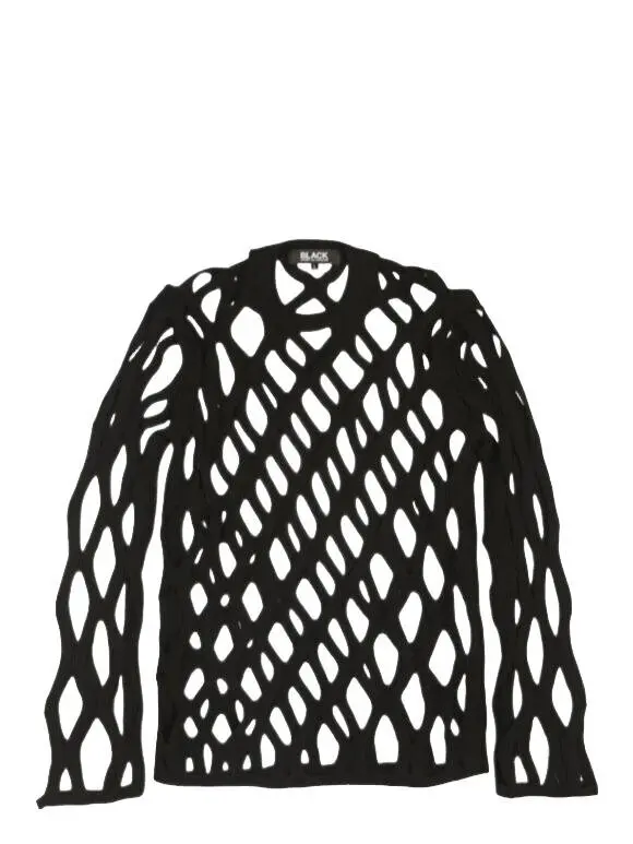 Comme Des Garçons Open Knit Sweater - Black