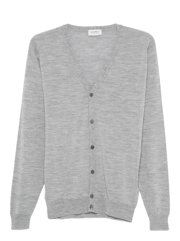 John Smedley Petworth Cardigan - Gray