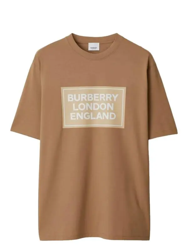 Burberry Logo Short-sleeved T-shirt - Brown
