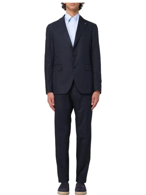 Tagliatore Long-sleeved Suit - Black
