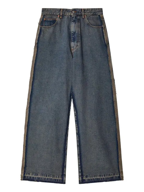 MAISON MARGIELA Wide-leg Paneled Jeans - 963