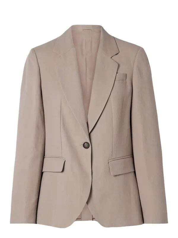 Brunello Cucinelli Tailored Blazer - Beige