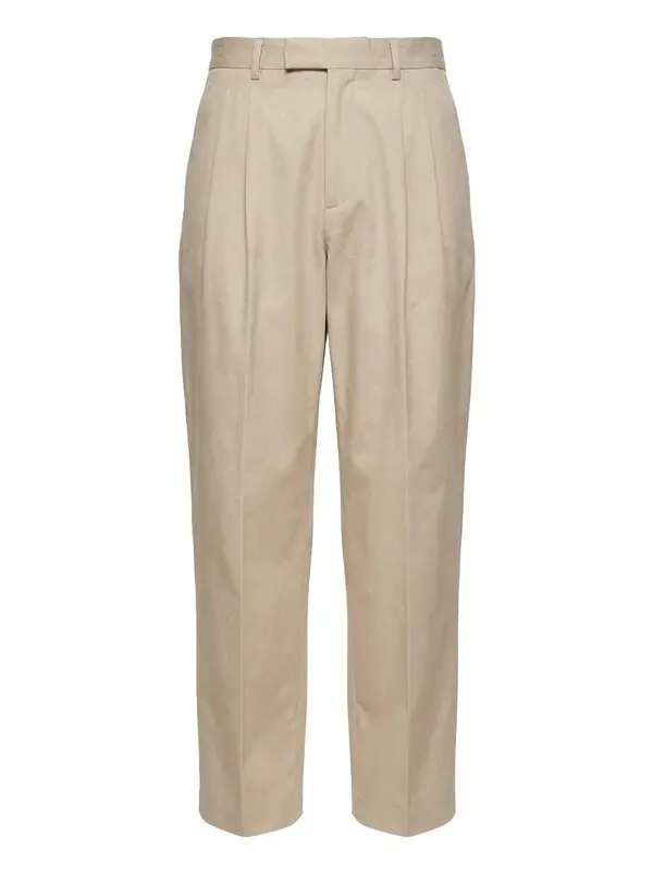Gucci Pleated Front Tailored Trousers - Nude