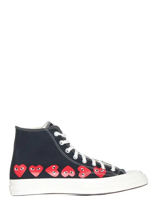 Comme Des Garçons X Converse High Top Sneakers - White