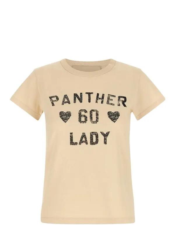 Valentino Garavani Printed Cotton T-shirt - Nude