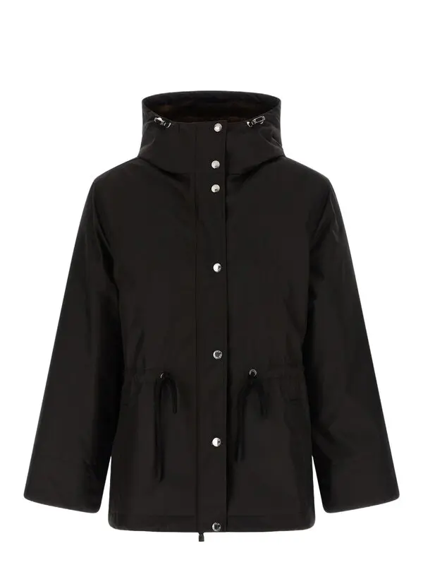 YVES SALOMON 2-in-1 Hooded Parka - Black