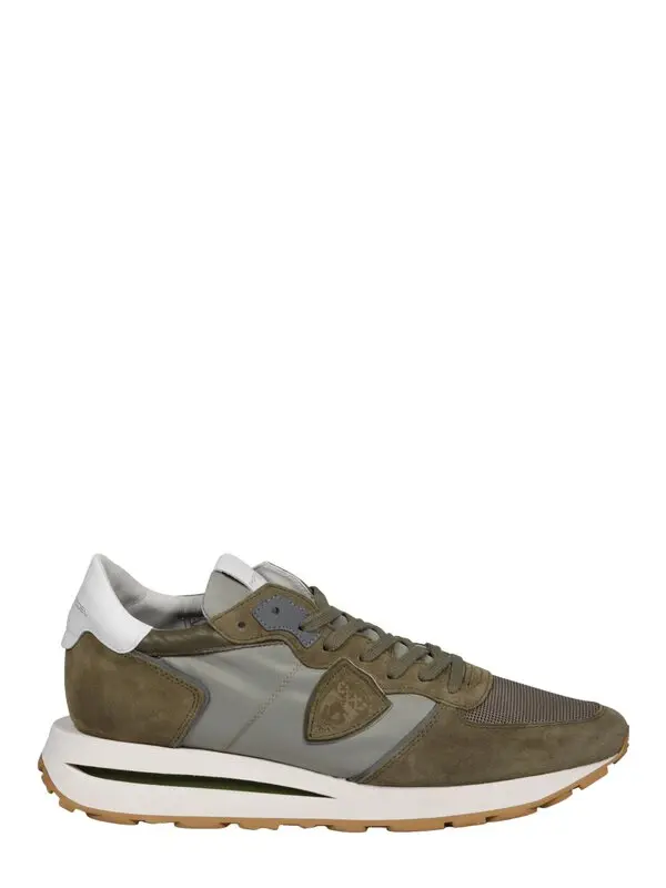 Philippe Model Tropez 2.1 Lace-up Sneakers - Olive Green
