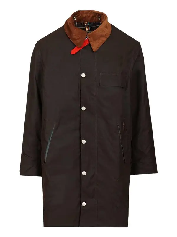 Barbour X Paul Smith Loves Beeston Waxed Jacket - Black