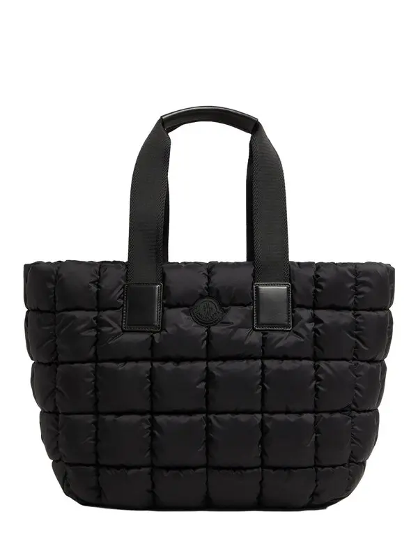 Moncler Caradoc Quilted Tote Bag - Black