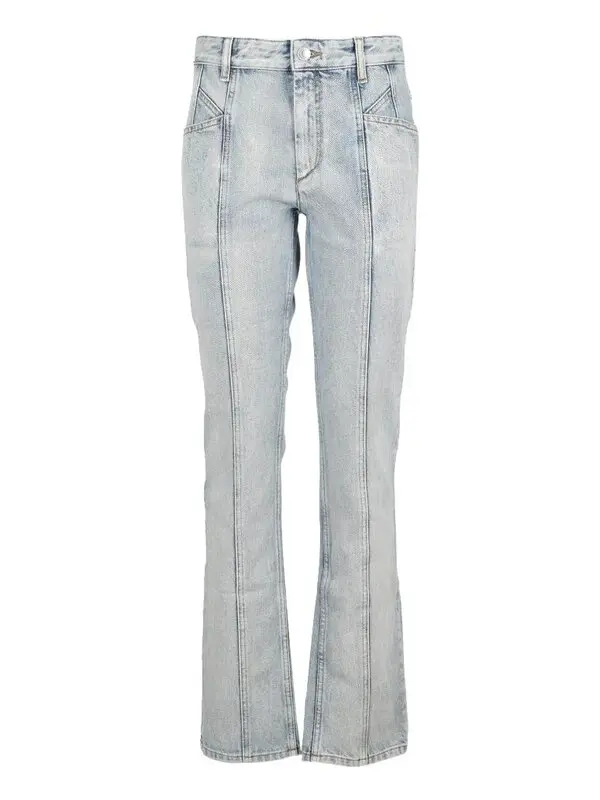 Isabel Marant Étoile Logo Jeans - Blue