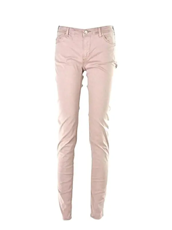 Emporio Armani Logo Detail Casual Pants - Pink