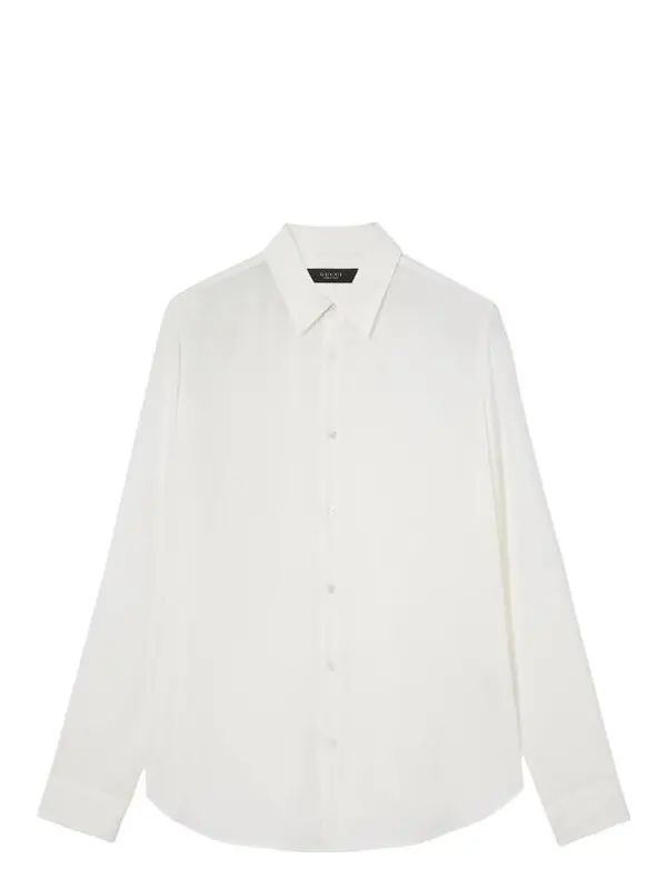 Gucci Collared Long-sleeve Shirt - White