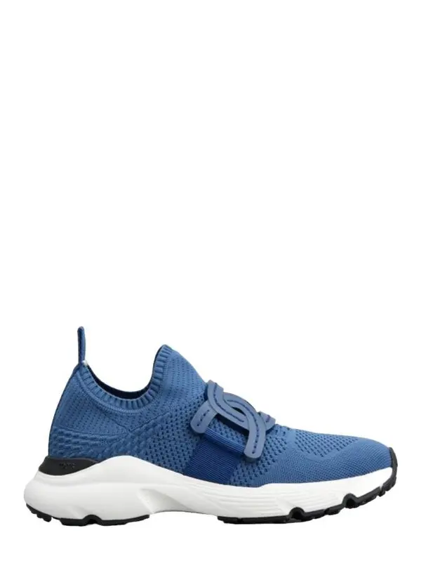 TOD'S Logo-patch Low-top Sneakers - Blue