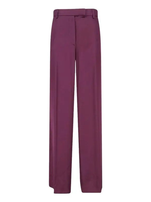 Dries Van Noten Pleated Wide-leg Trousers - Red