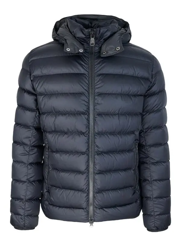 COLMAR Long-sleeved Quilted Hooded Jacket - Black