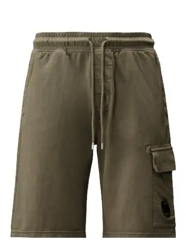 C.P. COMPANY Drawstring Waist Cargo Shorts - Gunmetal