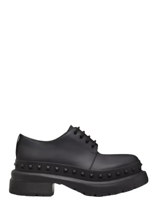 Valentino Garavani Rockstud Derby Shoes - Black