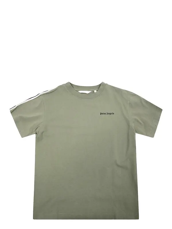 Palm Angels Logo Printed T-shirt - Green