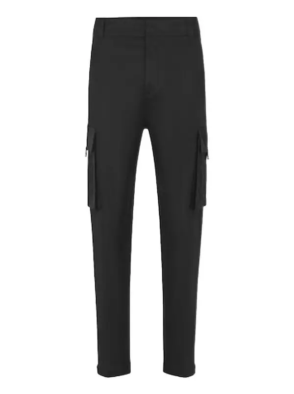 Dior Cargo Pants With Zip Detail - Black
