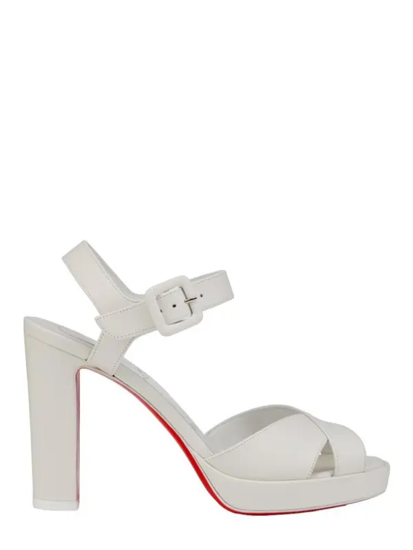 CHRISTIAN LOUBOUTIN Cora Platform Sandals - White