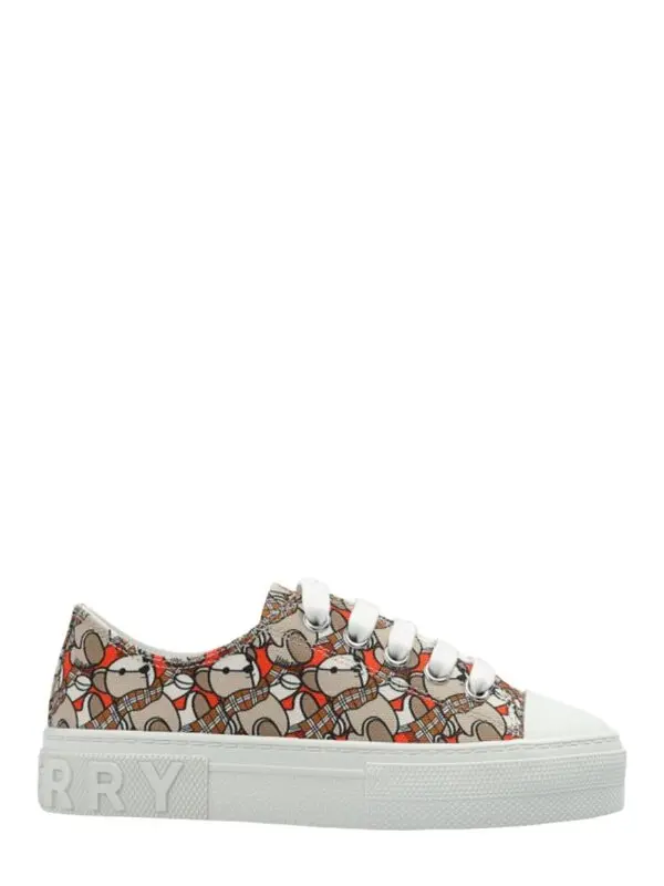 Burberry Check Touch-strap" Sneakers - Multicolor