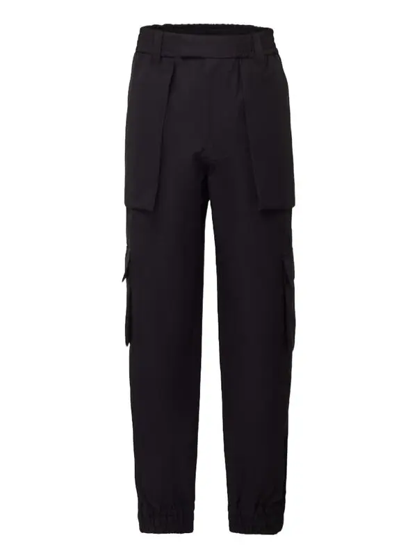 Alexander McQueen Mid-rise Cargo Trousers - Black