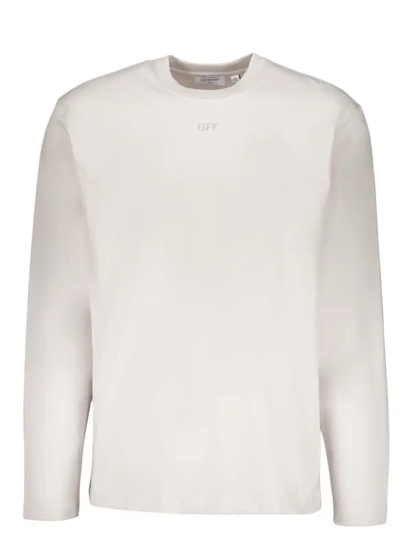 Off-White Brushed Arrows Long-sleeve T-shirt - Grey