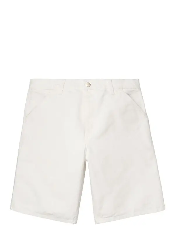 Carhartt Work In Progress Knee Length Work Shorts - White
