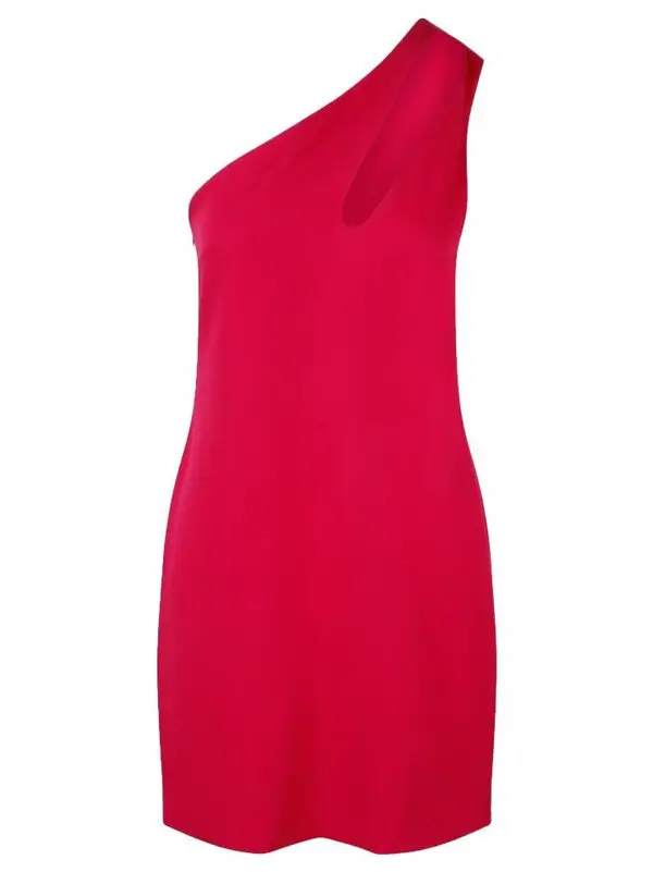 P.a.r.o.s.h One-shoulder Mini Dress With Cut-out Detail - Red