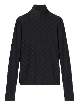 Gucci Gg Stretch Jersey T-shirt - Black