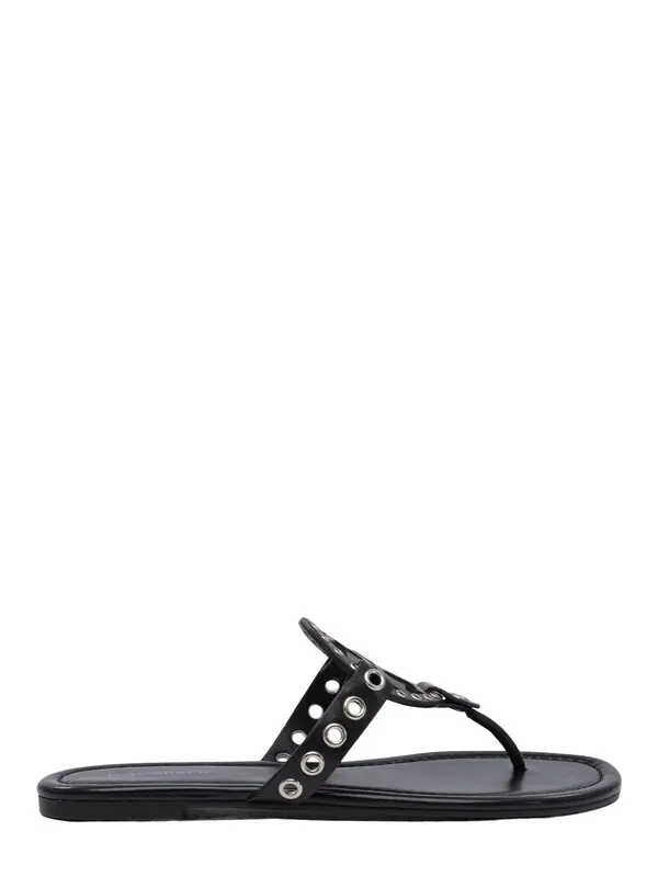 Tory Burch Miller Eyelet Sandals - Black