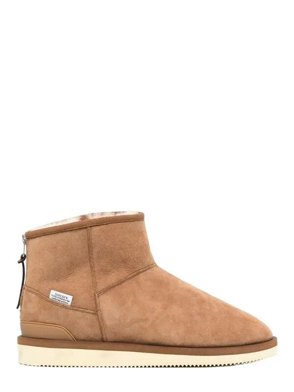 Suicoke Suede Ankle Boots - Nude
