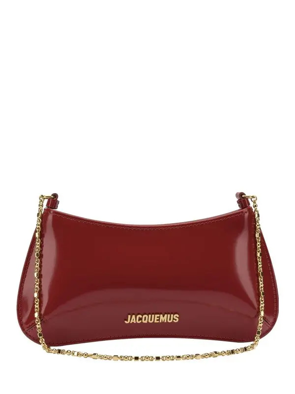 Jacquemus Small Bisou Chaine Shoulder Bag - Red