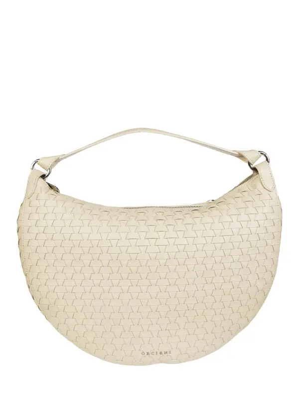 ORTIGNI Dumpling Large Shoulder Bag - Nude
