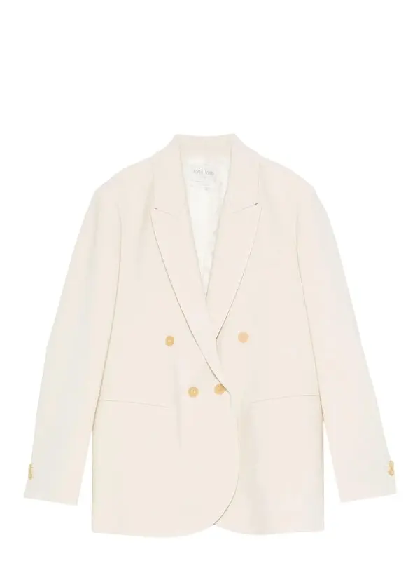 FORTE_FORTE Double-breasted Blazer - Borotalco