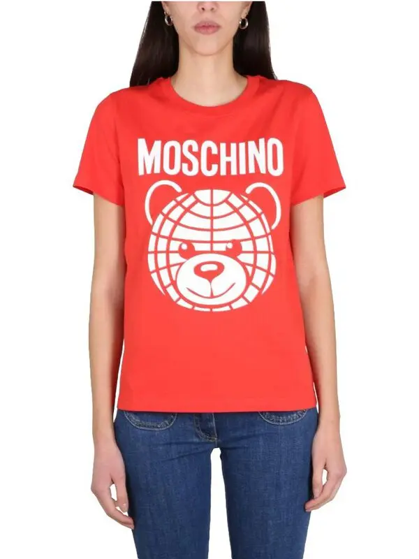 Moschino Printed T-shirt - Orange