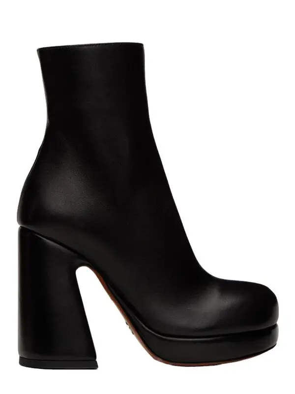 Proenza Schouler Leather Platform Boots - Black