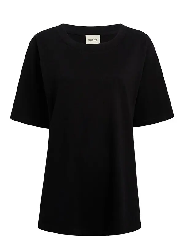 Khaite Allen Top With Dropped Shoulders - Black