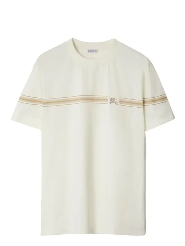 Burberry Striped Crewneck T-shirt - Ice