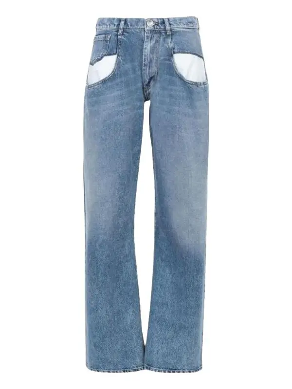 MAISON MARGIELA Classic Bootcut Jeans - Light Blue