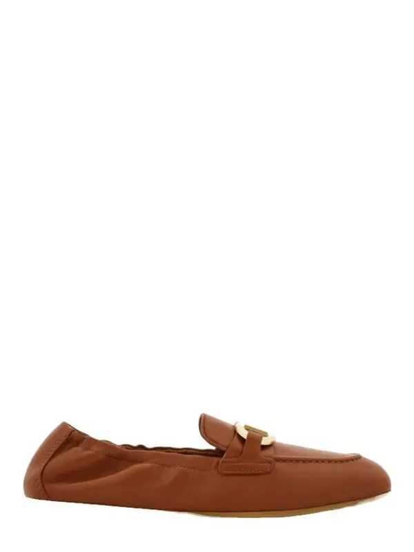 FERRAGAMO Jodie Elasticated Loafer - Natur