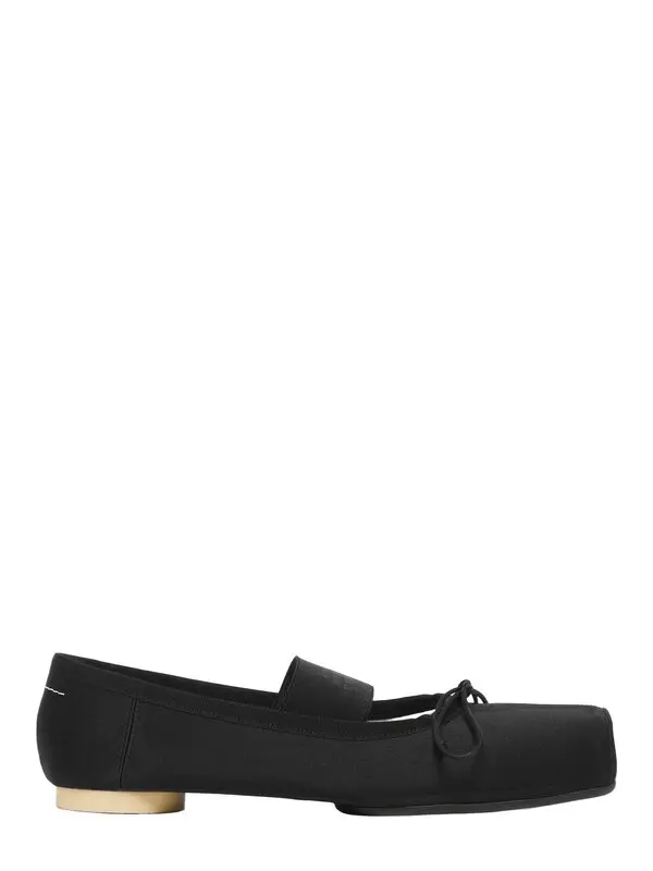 MAISON MARGIELA Anatomic Square-toe Ballerina Flats - Black