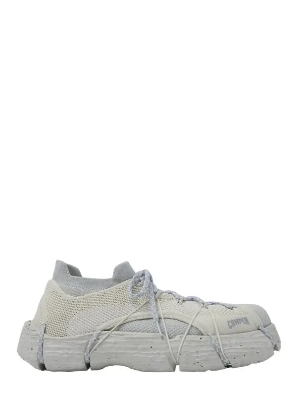 Camper Logo Detail Lace-up Sneakers - Gray