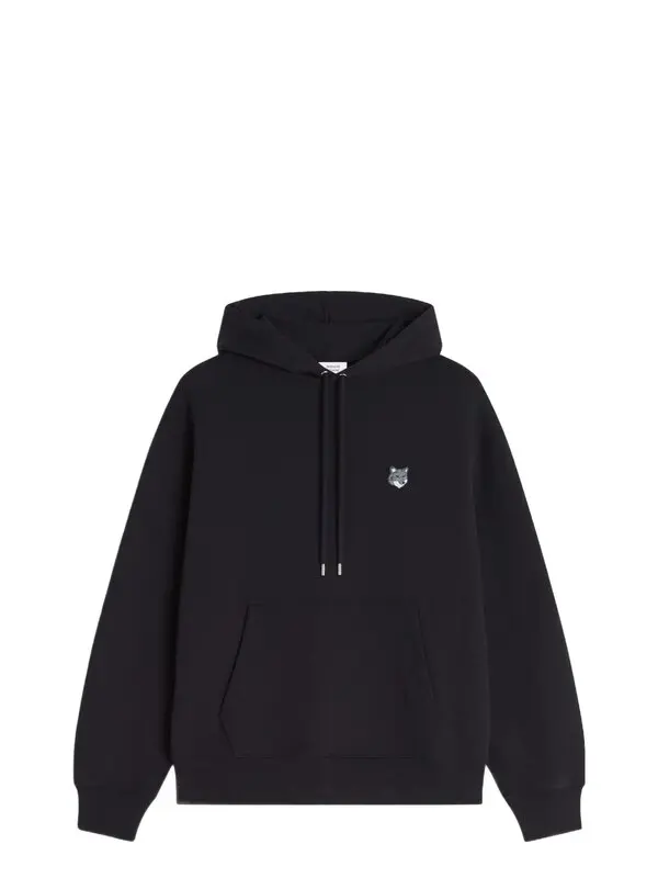 Maison Kitsuné Fox Head Patch Hoodie - Black